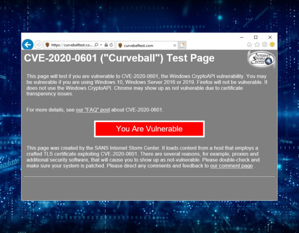 CURVEBALL, la vulnerabilità in Microsoft CryptoAPI - ICT Security Magazine