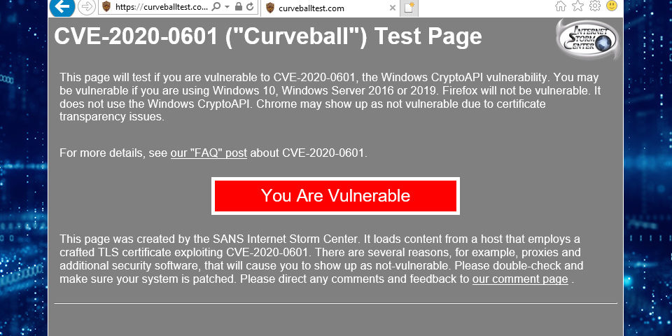 CURVEBALL, la vulnerabilità in Microsoft CryptoAPI - ICT Security Magazine