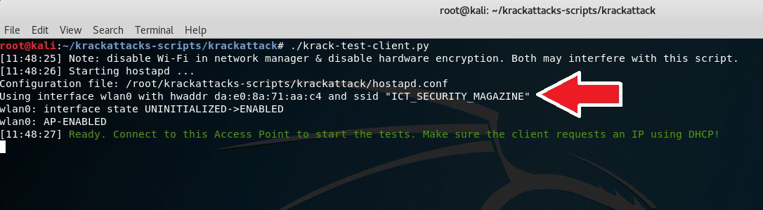KRACK attack: simulazione di un attacco al protocollo WPA2 - ICT ...
