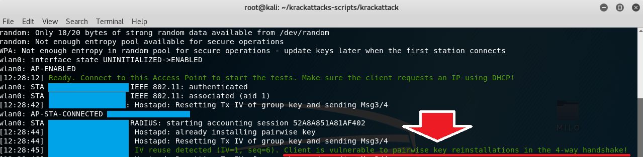 KRACK attack: simulazione di un attacco al protocollo WPA2 - ICT ...